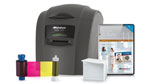 ID Card Printer System Full Color and Monochrome
