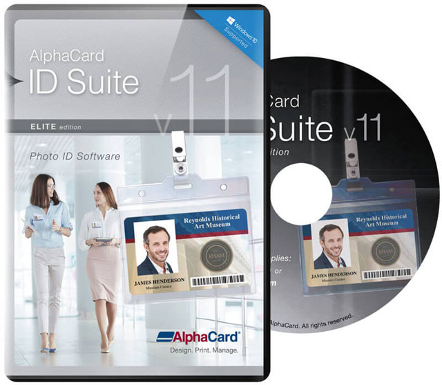 AlphaCard ACIS-E11 ID Card Software - Barcodes, Inc.