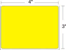 BCI TT400300PF-YELLOW Barcode Label - Barcodesinc.com