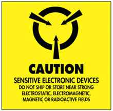 Warning Caution - Sensitive Electronic Devices Label - Barcodesinc.com
